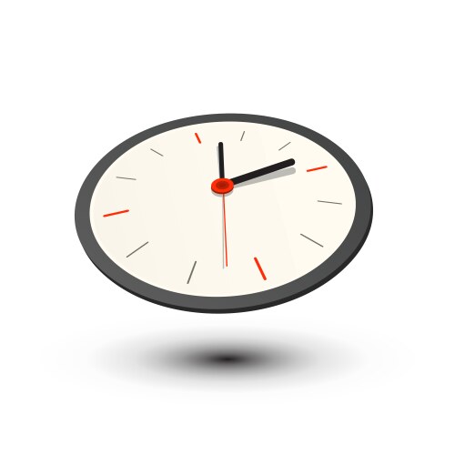 5 10 15 20 minutes analog clock icons time symbol Vector Image