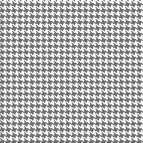 Black and white houndstooth seamless pattern Vector Image