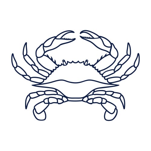Crab Outline Vector Images (over 7,600)
