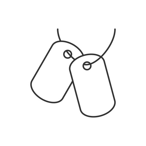 Military Dog Tags Vector Images (over 2,700)