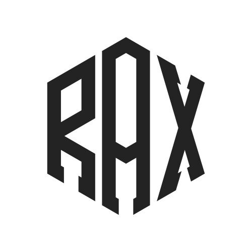 Ntr logo design initial letter monogram Royalty Free Vector