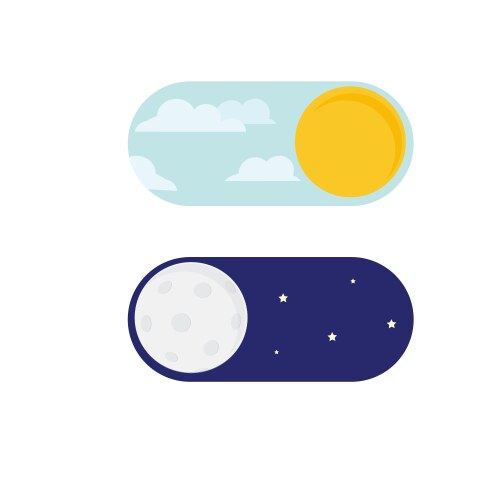 Day mode application icon Royalty Free Vector Image