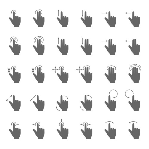 Outline hand with snapping finger gesture living Vector Image