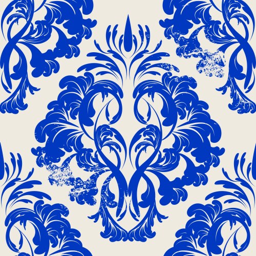 Damask wallpaper Royalty Free Vector Image - VectorStock