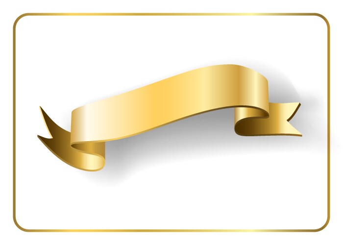Blue ribbons with gold crowns Royalty Free Vector Image