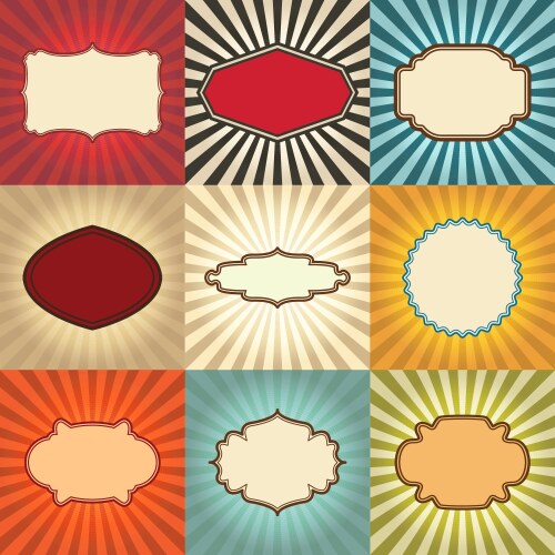 Comic pages collection Royalty Free Vector Image