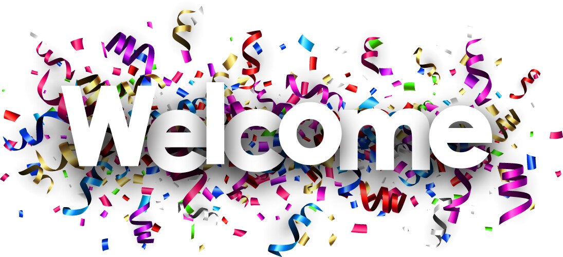 Welcome banner Vector Images & Graphics for Commercial Use | VectorStock