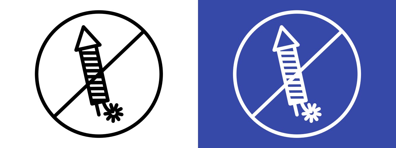 Fireworks Firework Prohibited Vector Images (over 150)