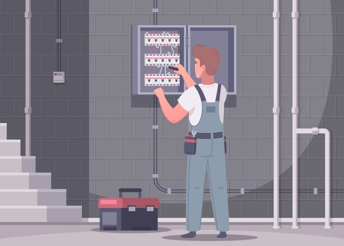 Cartoon Electrician Vector Images (over 4,000)