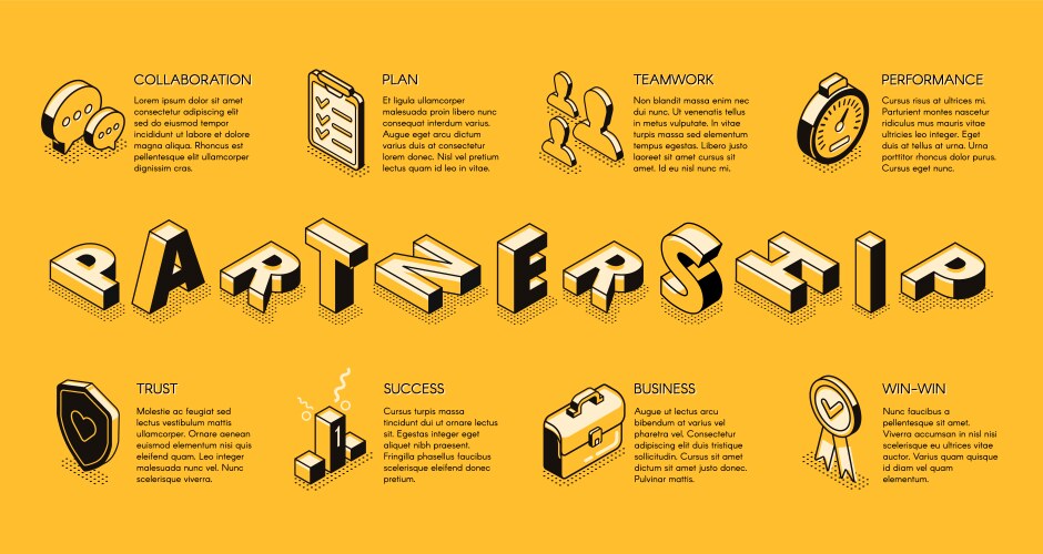 Business Partnership Poster Vector Images (over 2,200)