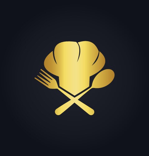 Chef cook food logo Royalty Free Vector Image - VectorStock