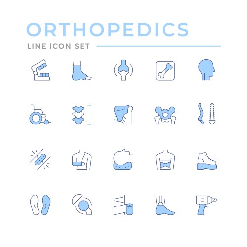 Set color icons of joint pain Royalty Free Vector Image Set color icons of joint pain Royalty Free Vector Image