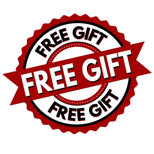 Mystery box label or sticker Royalty Free Vector Image