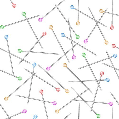 Sewing pattern background Royalty Free Vector Image