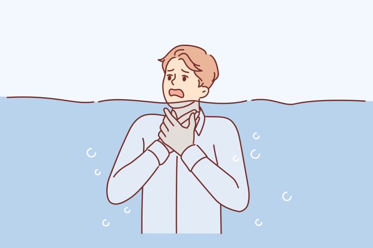 Drowning Man Vector Images (over 1,300)