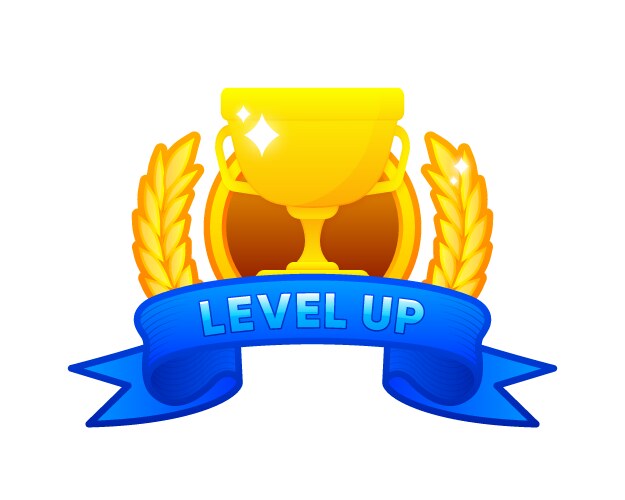 Level up logo Vector Images & Graphics for Commercial Use | VectorStock