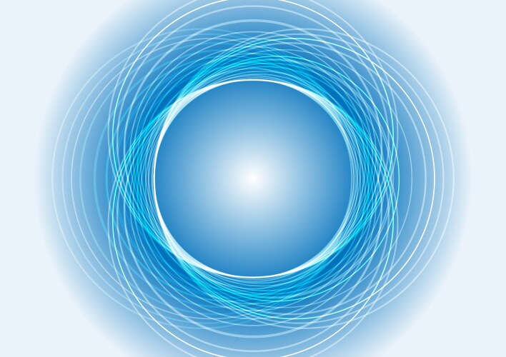 Heart rhythm ekg on blue background Royalty Free Vector