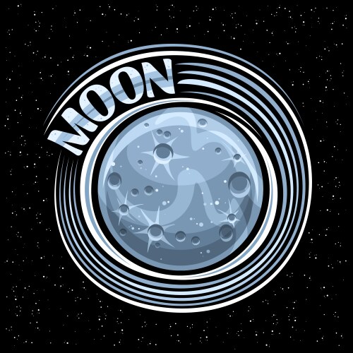 Blue moon logo Vector Images & Graphics for Commercial Use | VectorStock