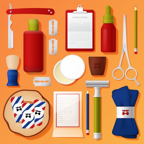 Barber shop identity Vector Images & Graphics for Commercial Use ...