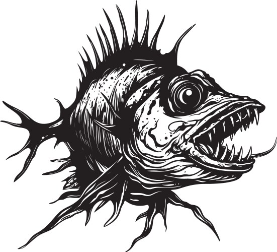 Evil Fish Vector Images (over 1,700)