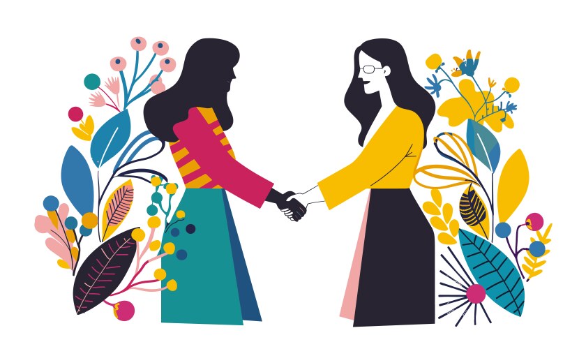 Women Handshake Vector Images (over 1,100)