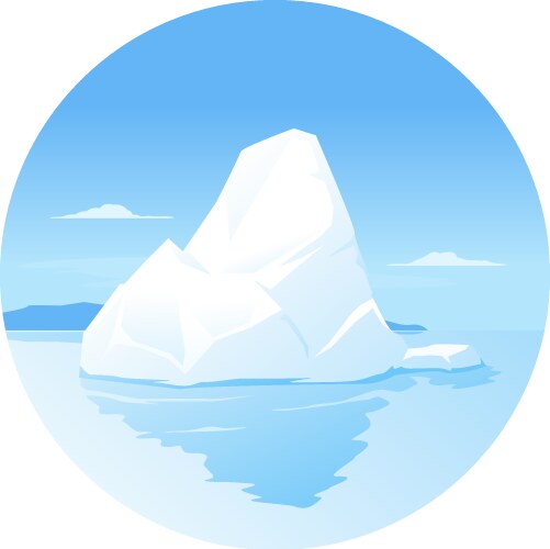 Big icicles cluster isolated Royalty Free Vector Image