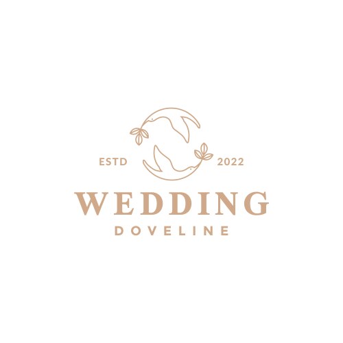 Db initial wedding monogram logo Royalty Free Vector Image