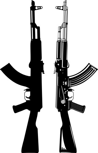 Ak 47 Vector Images (over 1,200)