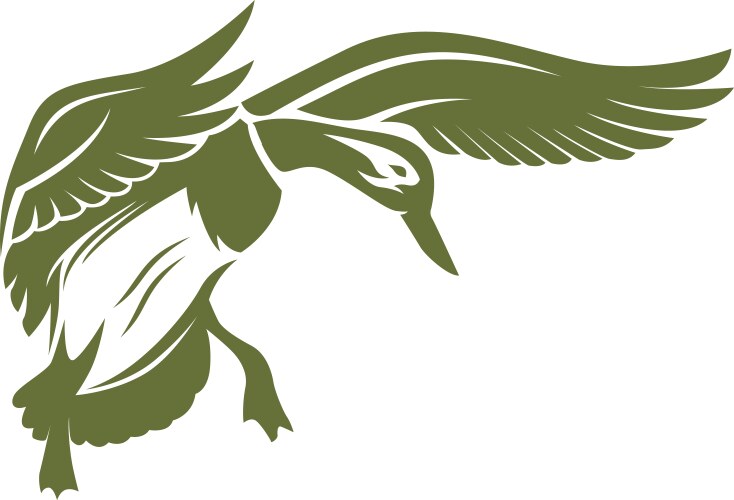 Duck hunting Royalty Free Vector Image - VectorStock
