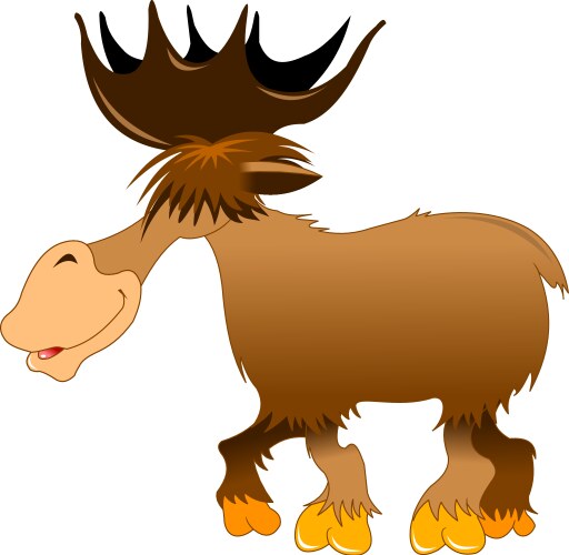 Moose Cartoon Vector Images (over 5,100)