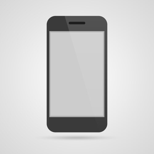 Sad exhausted powerless cartoon mobile phone Vector Image