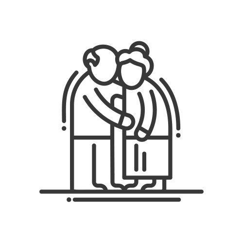Old Couple Icon Vector Images (over 7,200)