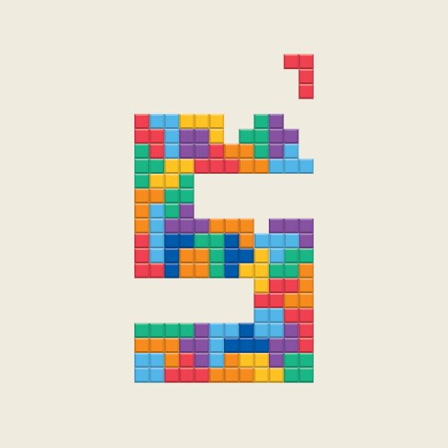 Pixelated Number Vector Images (over 4,300)