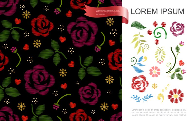 Embroidery Vector Images (over 100,000)