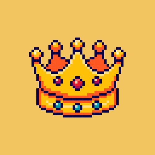Crown Pixel Art Vector Images (over 220)