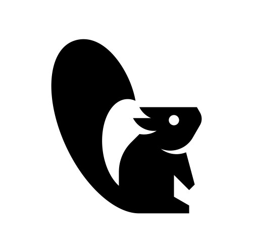 Squirrel logo Royalty Free Vector Image - VectorStock