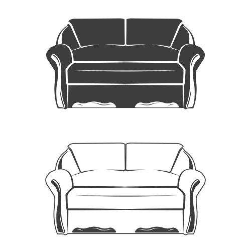 Sofa Royalty Free Vector Image - VectorStock