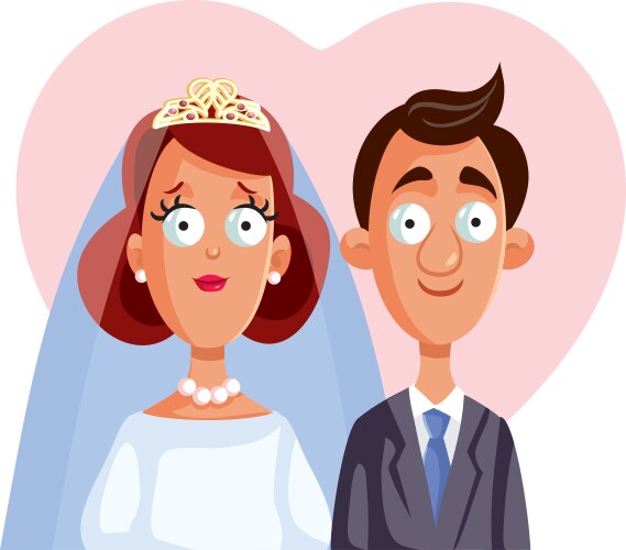 Cartoon Wedding Couple Vector Images (over 28,000)