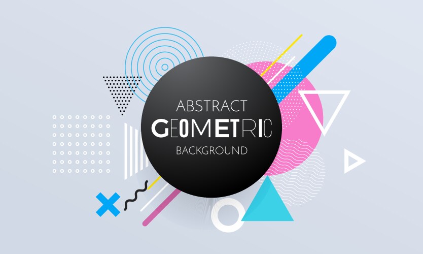 Geometric abstract background Royalty Free Vector Image