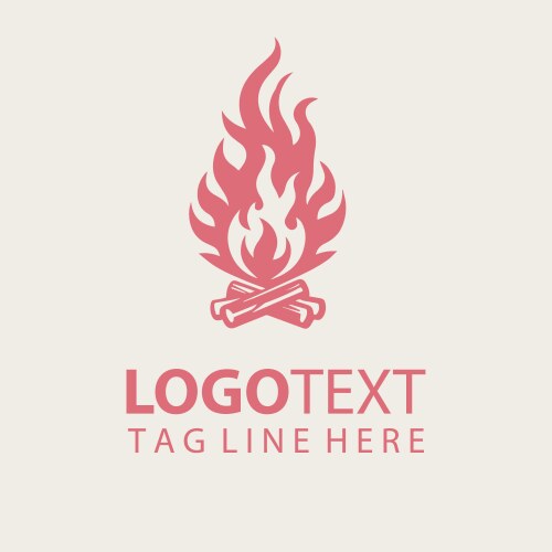 Fire wall logo Royalty Free Vector Image - VectorStock