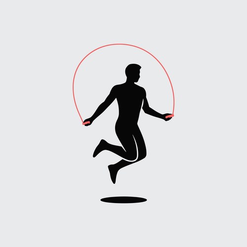 Man Jumping Rope Vector Images (over 2,500)