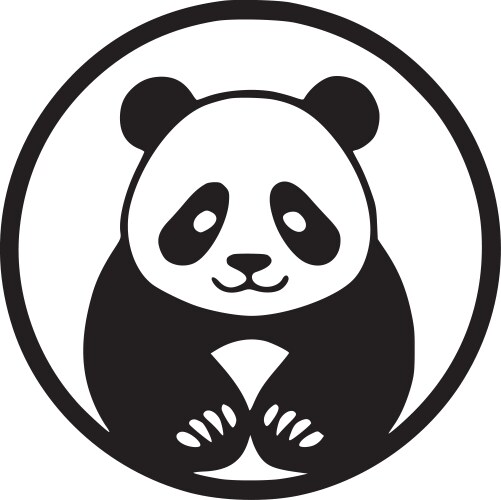 Panda logo Vector Images & Graphics for Commercial Use | VectorStock