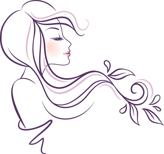 Woman outline Royalty Free Vector Image - VectorStock