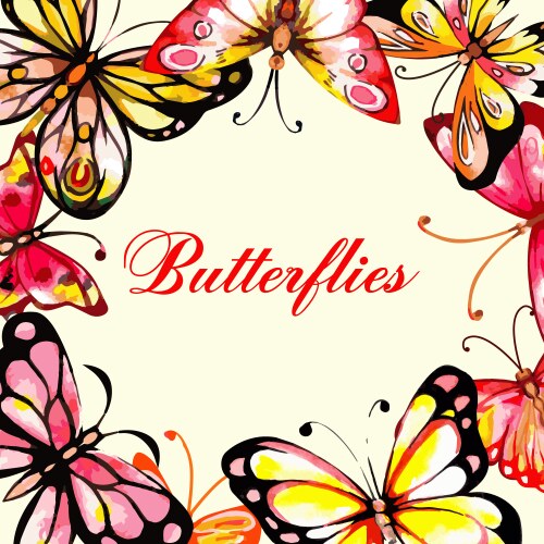 Butterfly Card Vector Images (over 38,000)