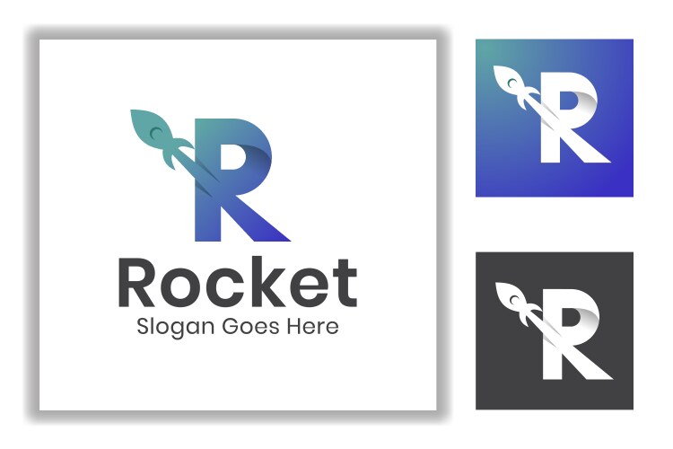 Letter R Rocket Logo Vector Images (over 120)