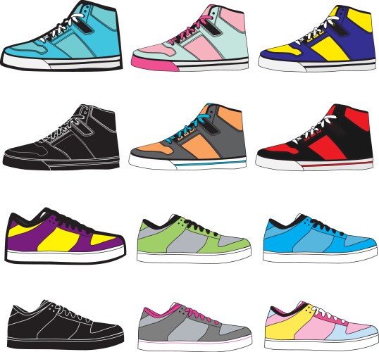 Sneakers Vector Images (over 38,000)