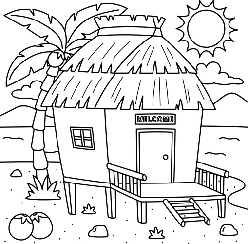 Hut Outline Vector Images (over 3,000)