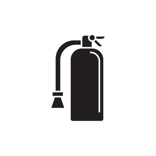 Fire extinguisher icon set fire safety extinguish Vector Image