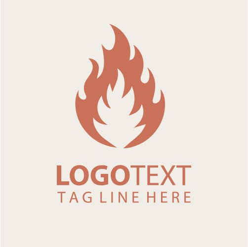 Fire wall logo Royalty Free Vector Image - VectorStock