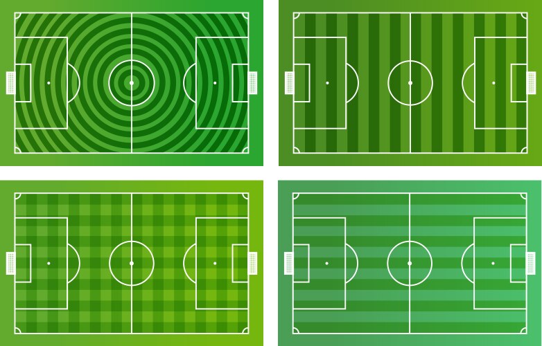 Soccer field Royalty Free Vector Image - VectorStock